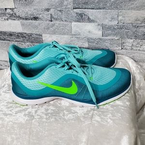 Nike | Shoes | Nike Womans Flex Trainer 6 Turquoise Green Shoes | Poshmark